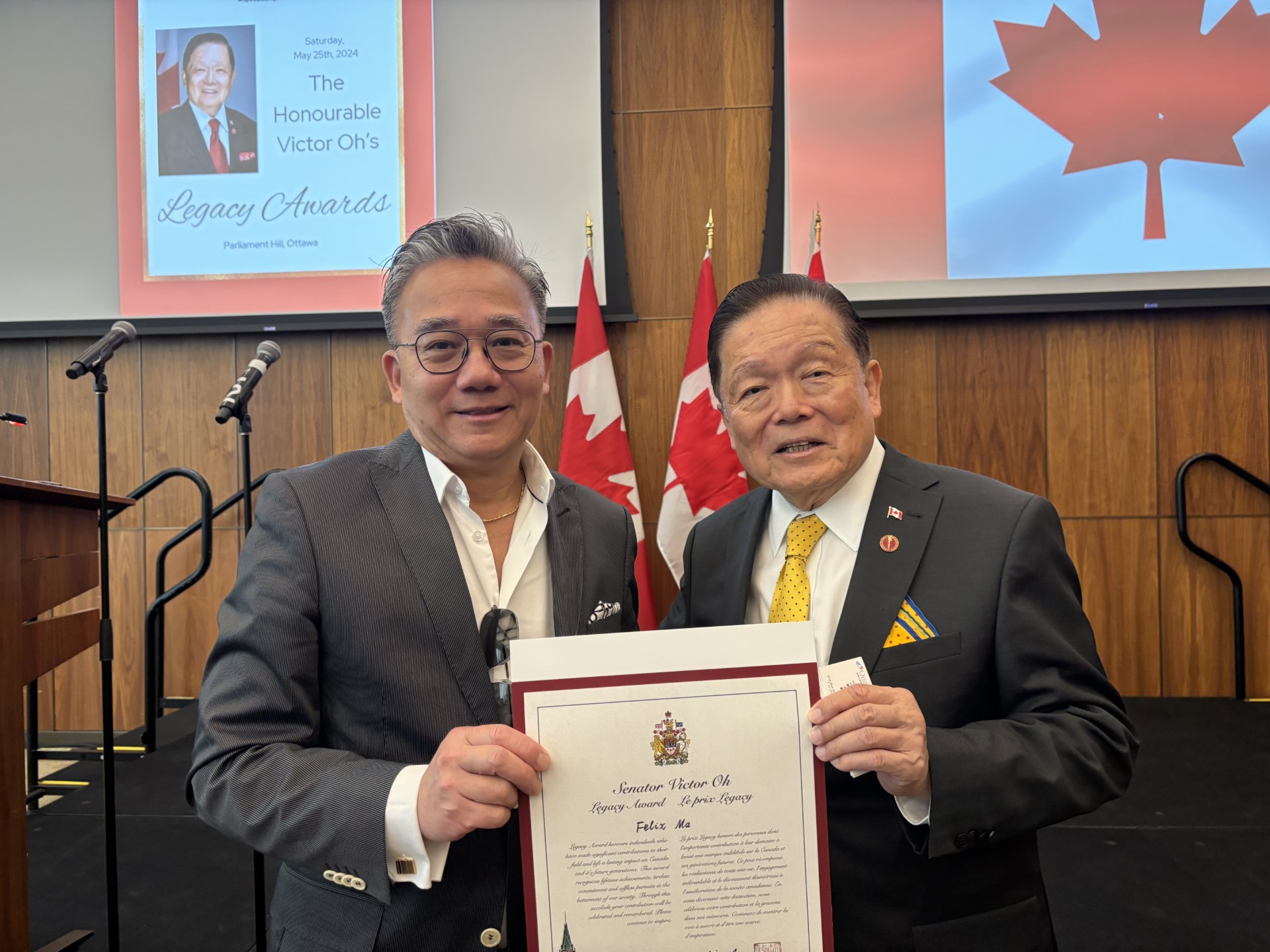 2024 Senator Oh Legacy Award – Montreal Chinese Hospital Foundation